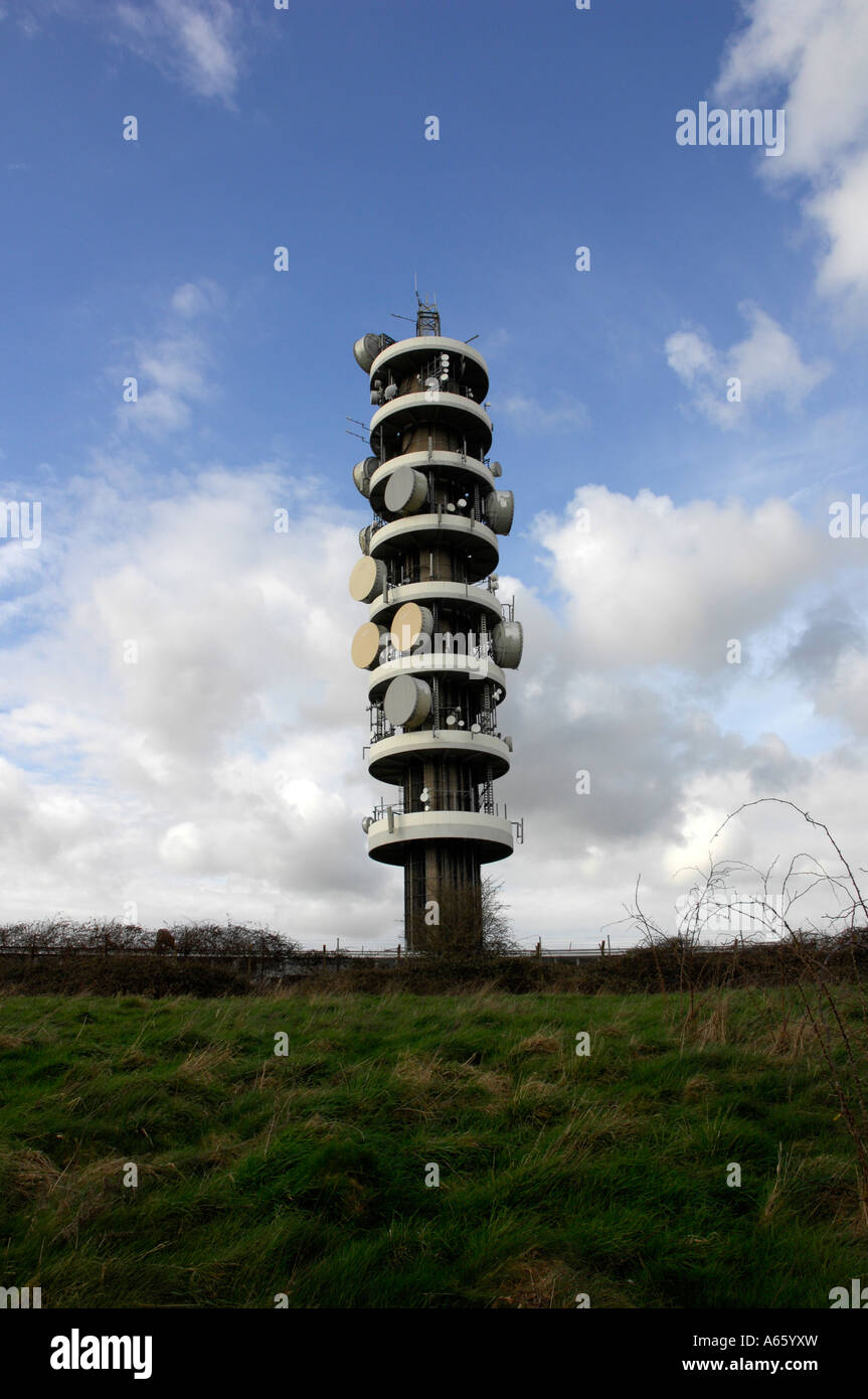 Communications tower, Bristol, England Stock Photo - Alamy