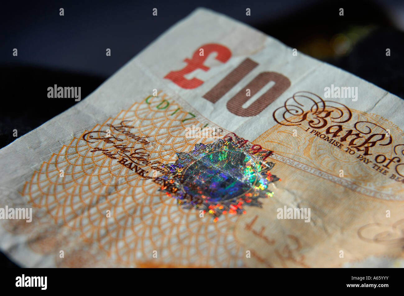 Ten pound note Stock Photo - Alamy