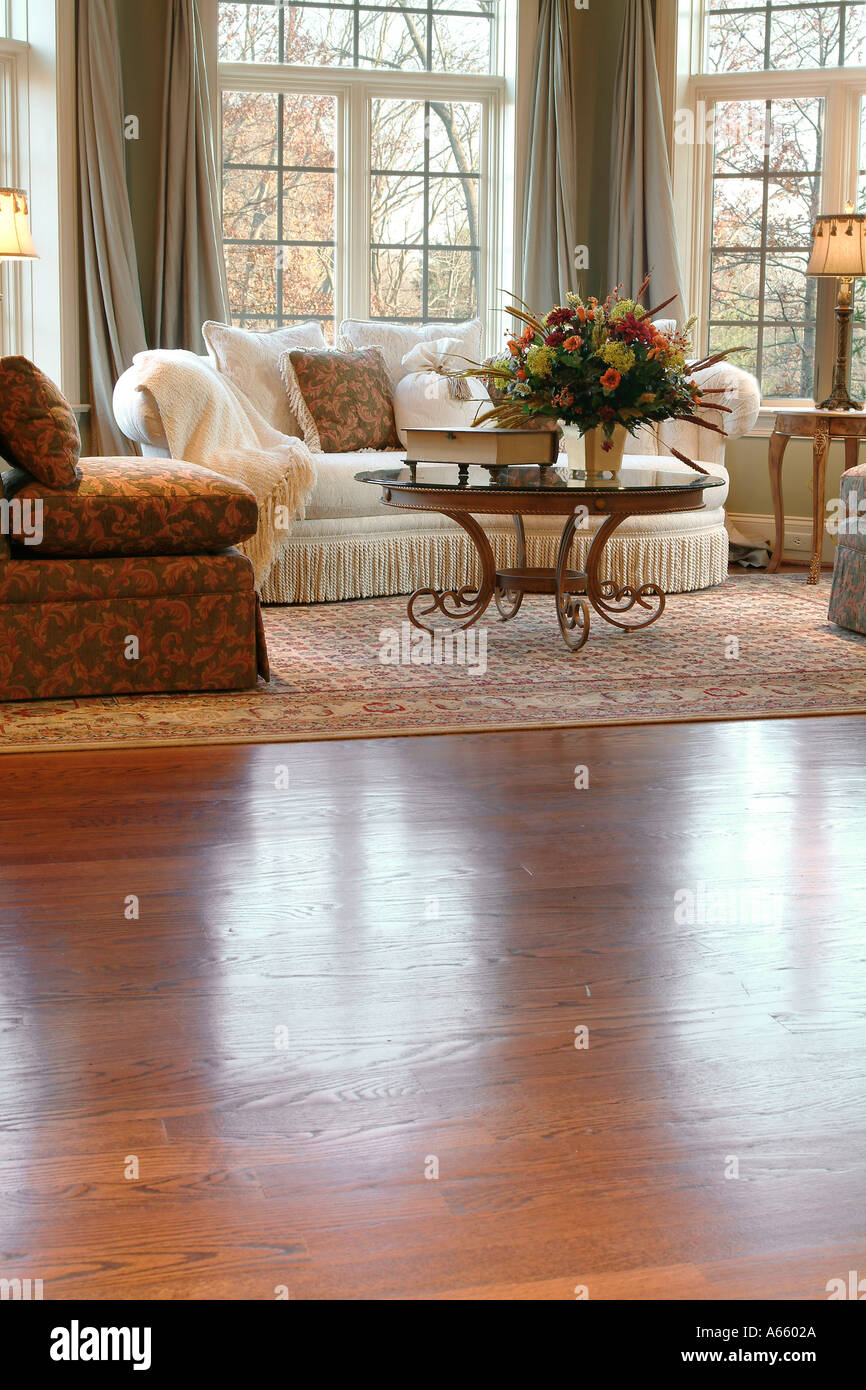 Expensive Living Room Lounge, USA Stock Photo - Alamy