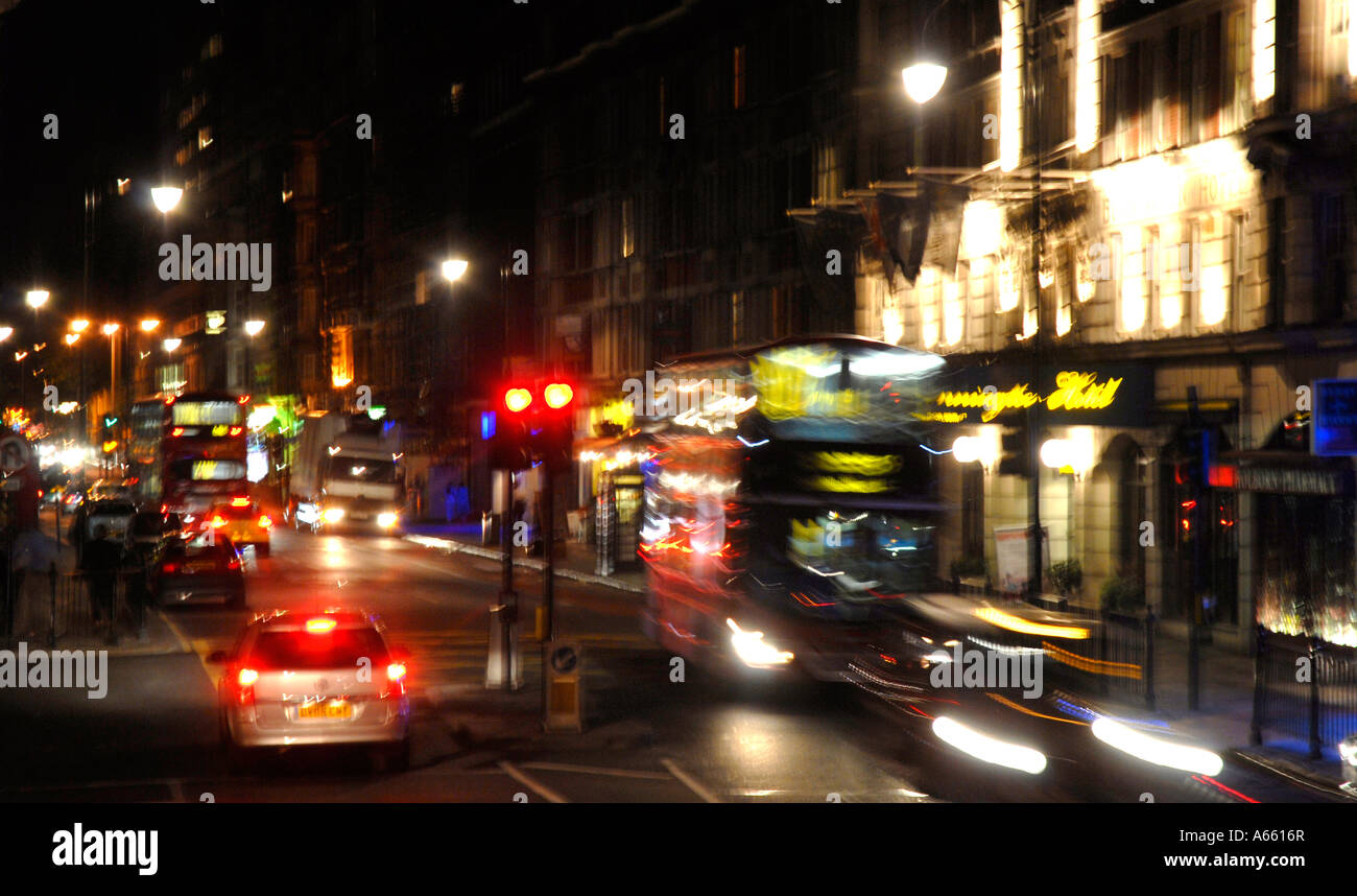 Traffic blur image in Southampton Row London Stock Photo - Alamy