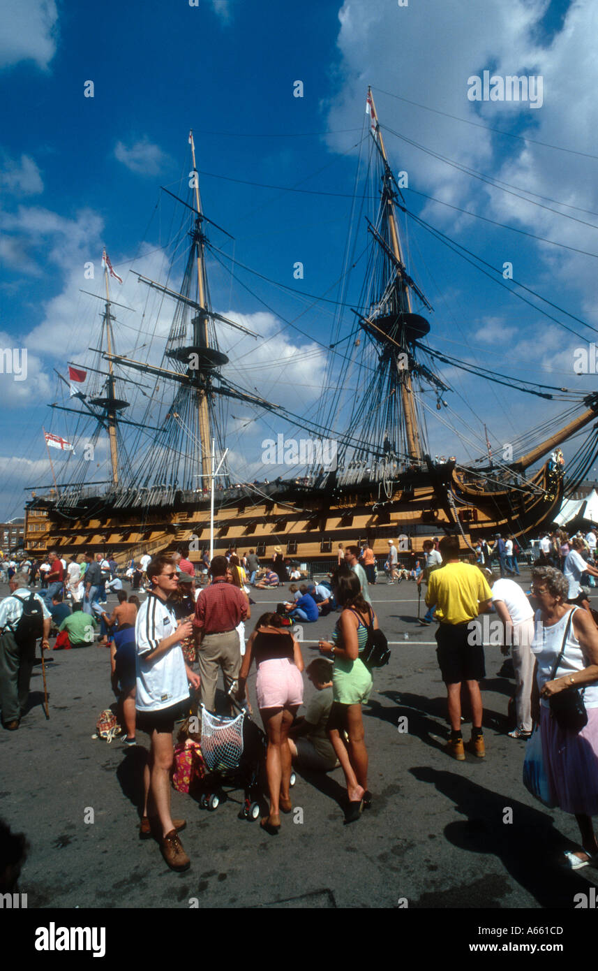 Nelson s First Rate warship HMS Victory launched 1778 now at Portsmouth ...