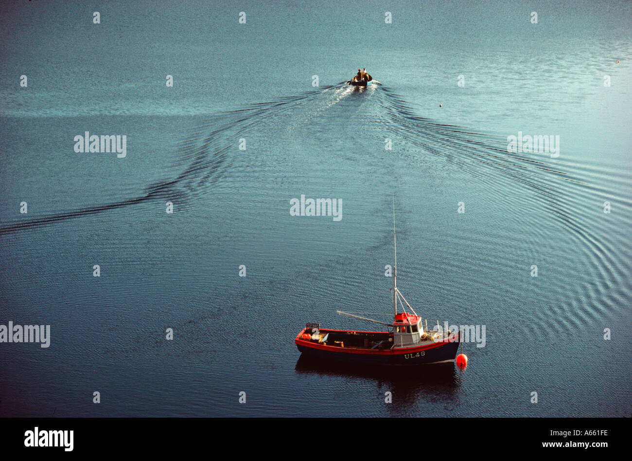 Fishing boats at Kinlochbervie west Sutherland Scottish Highlands Stock ...