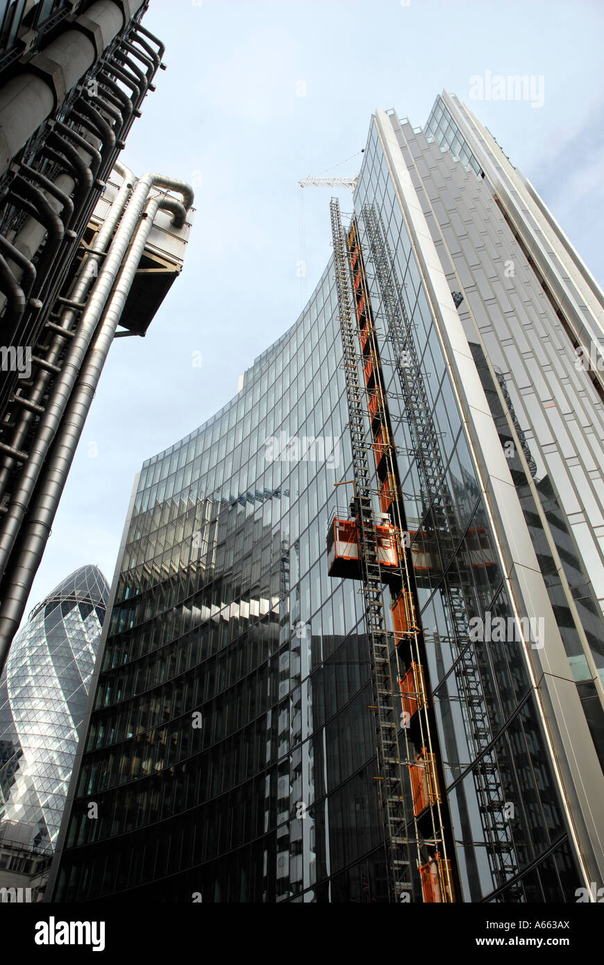 The Willis Building under construction at 51 Lime Street in the City of ...