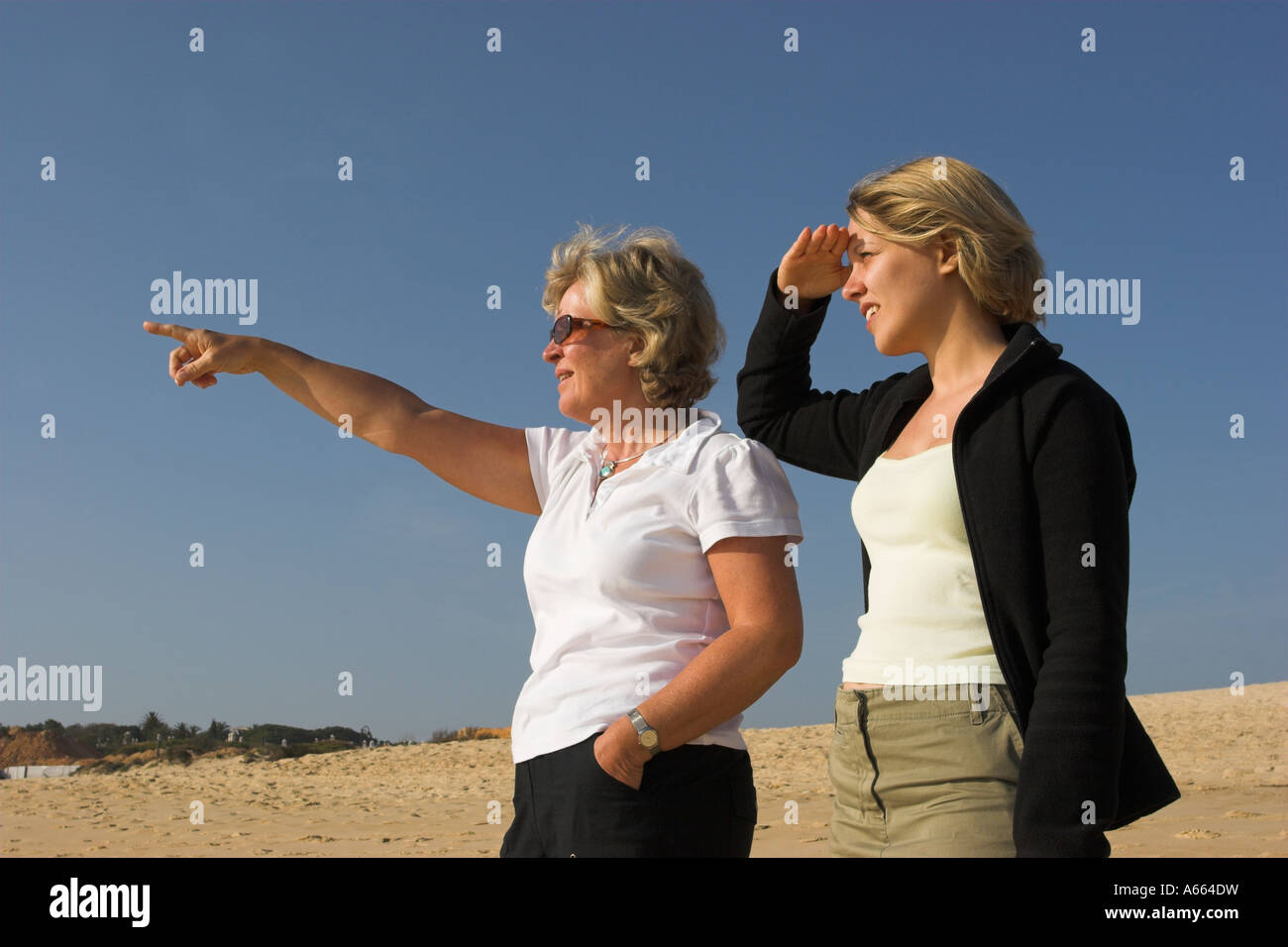 Looking gaze two girl female hi-res stock photography and images - Alamy