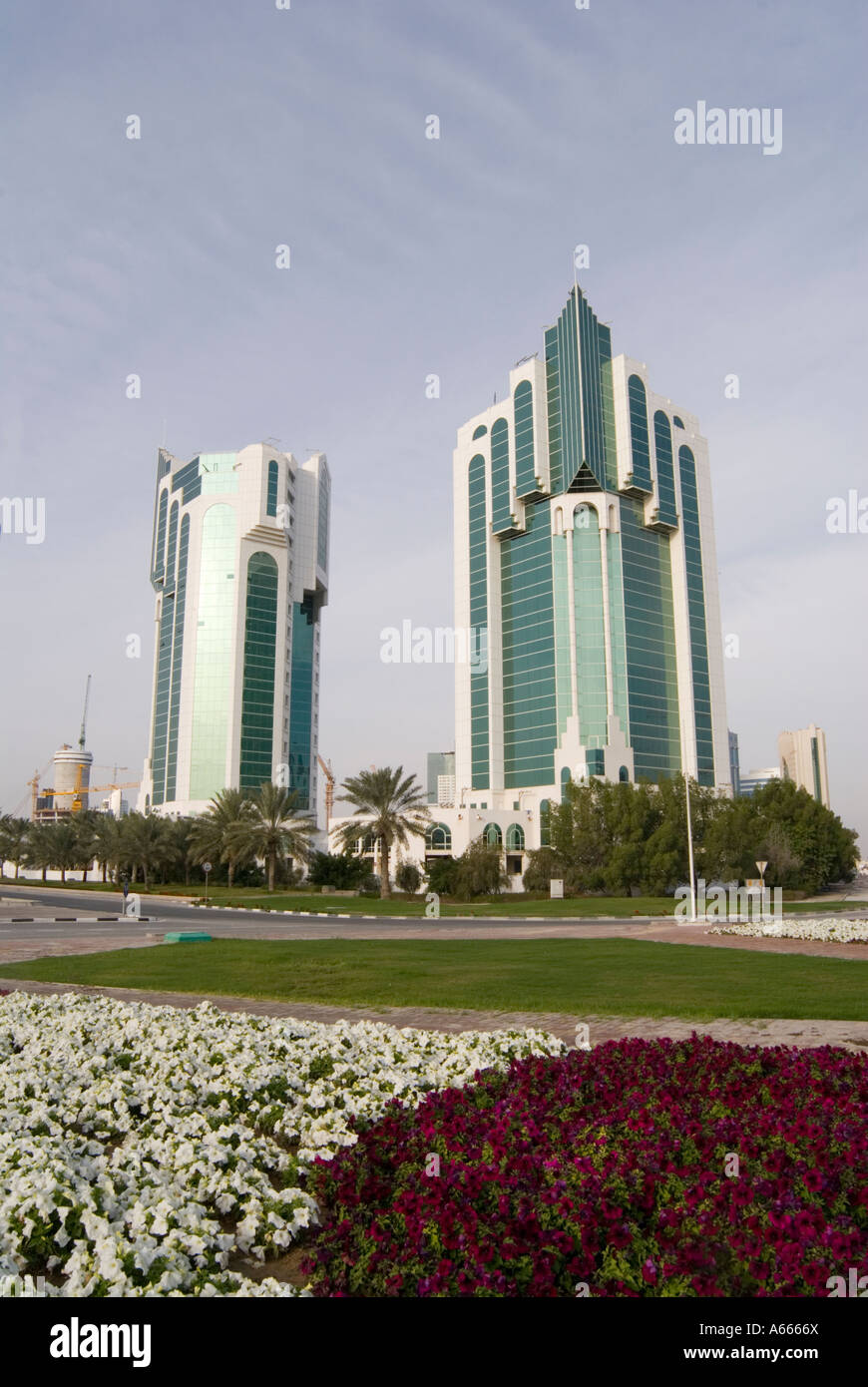 Doha Skyline West Bay Qatar Stock Photo - Alamy
