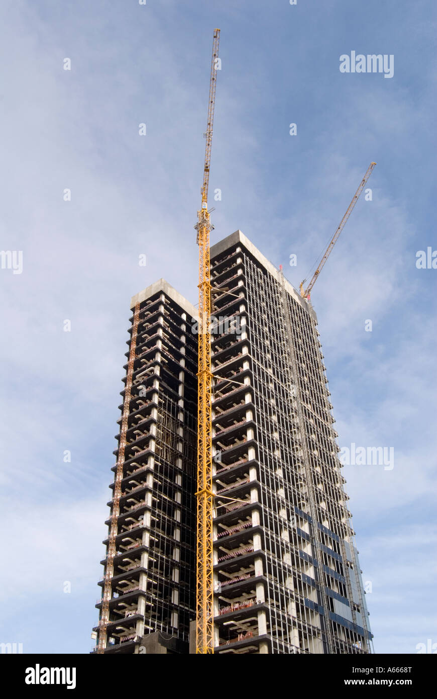 Office Tower Under Construction Stock Photo - Alamy