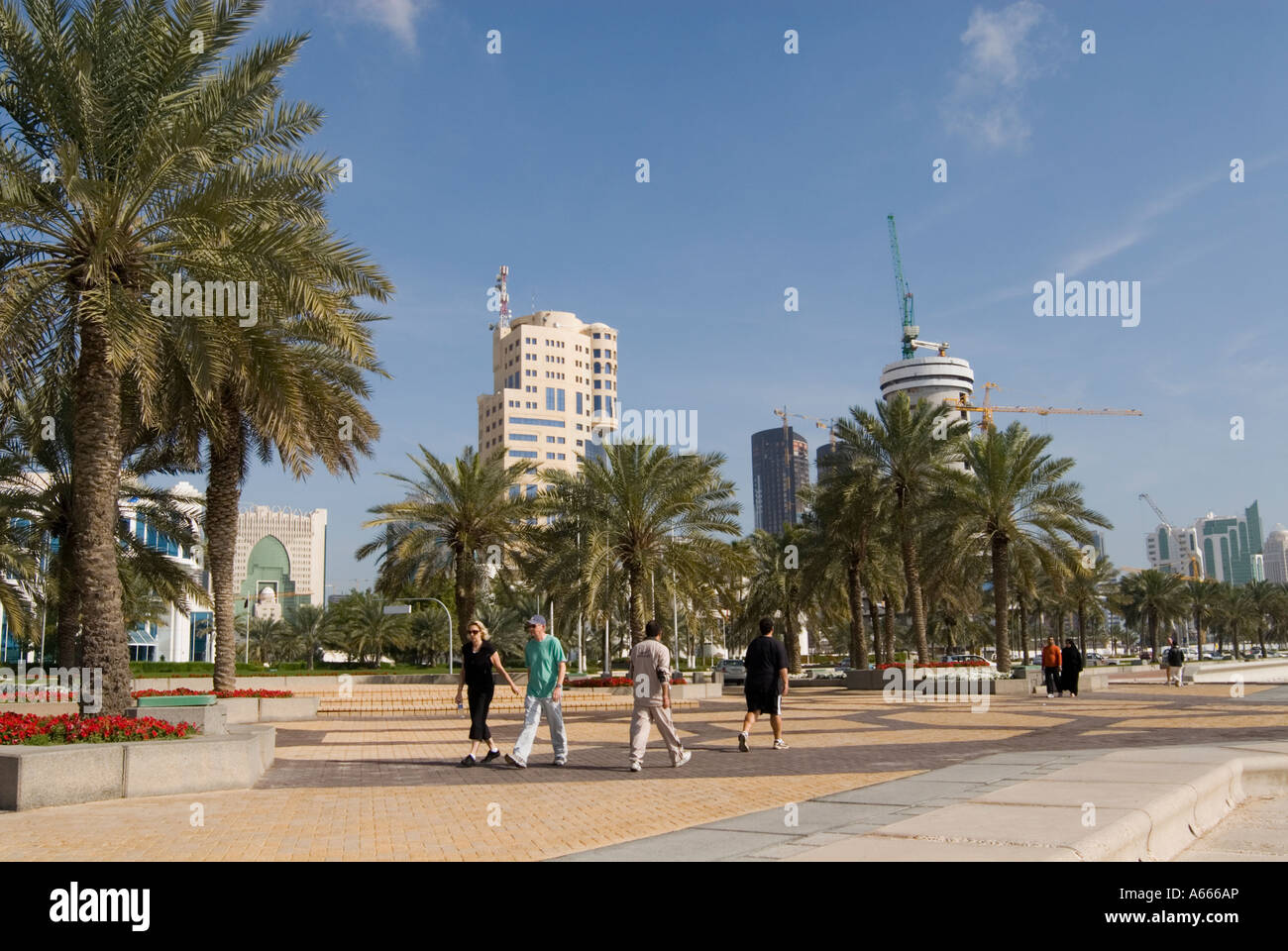 Doha Corniche Qatar Stock Photo - Alamy
