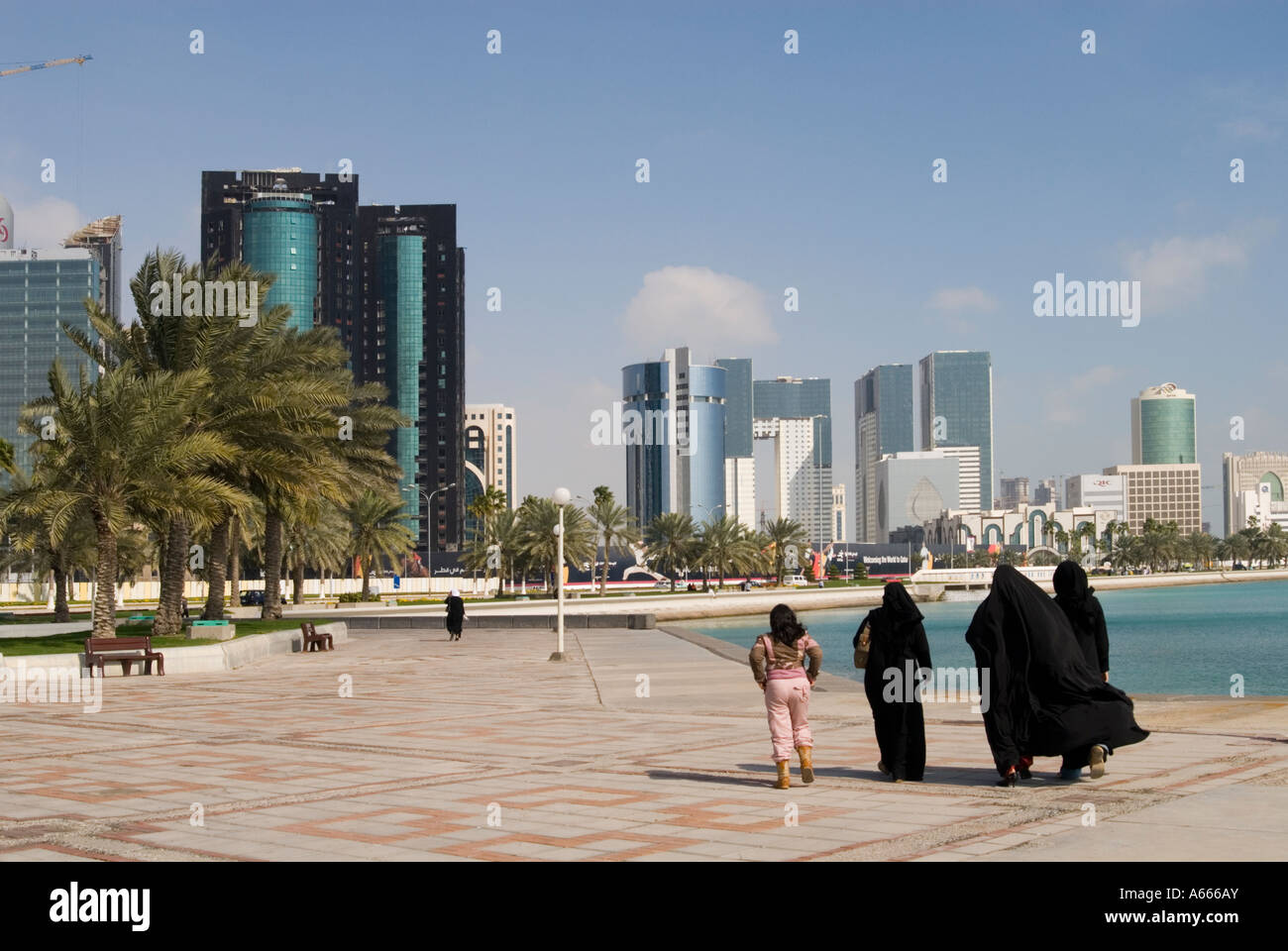 Doha Corniche Qatar Stock Photo - Alamy