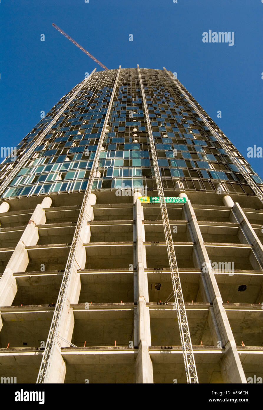 High Rise Block Under Construction Stock Photo - Alamy