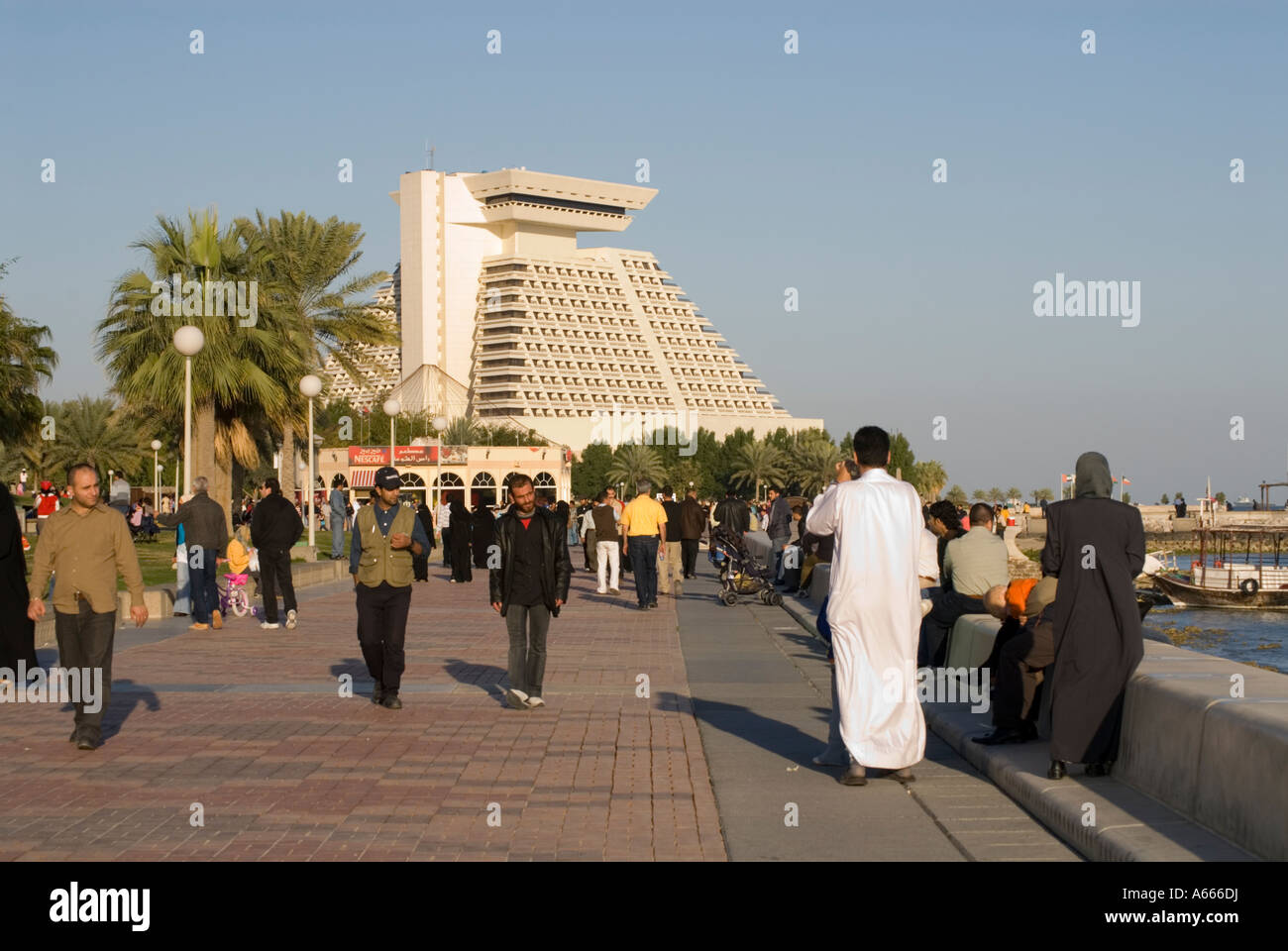 Doha Corniche Qatar Stock Photo - Alamy