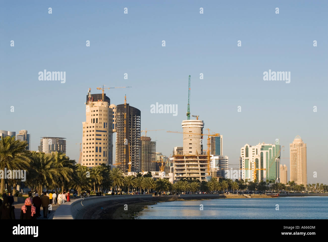 Doha Corniche Qatar Stock Photo - Alamy