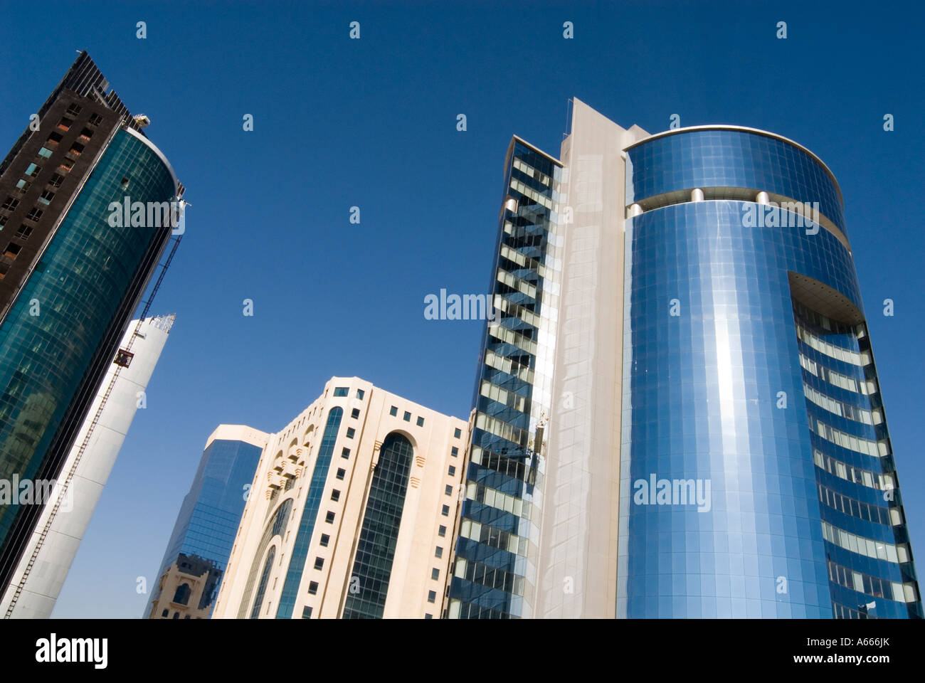 Futuristic Office Buildings Stock Photo - Alamy