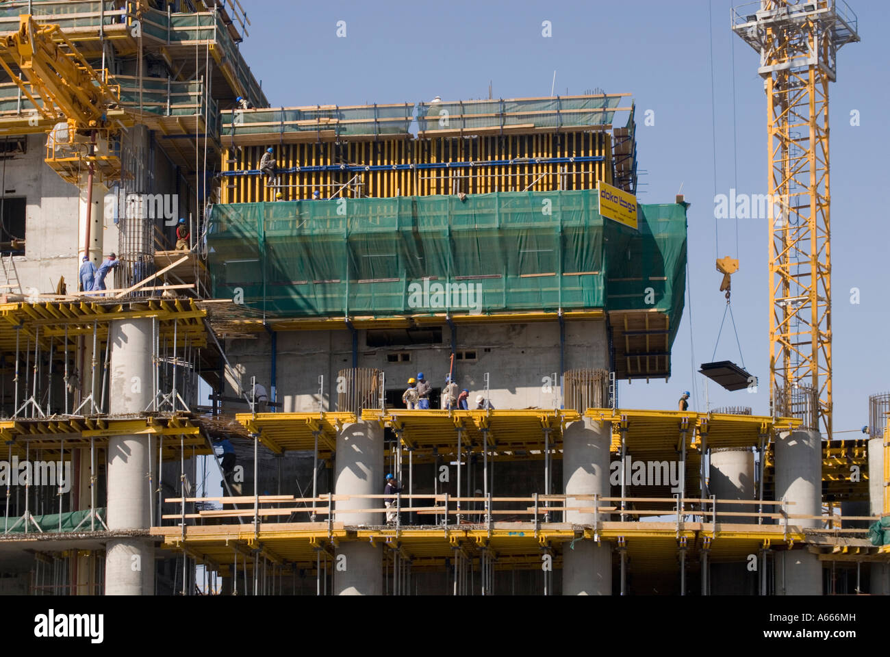Office Block Under Construction Stock Photo - Alamy