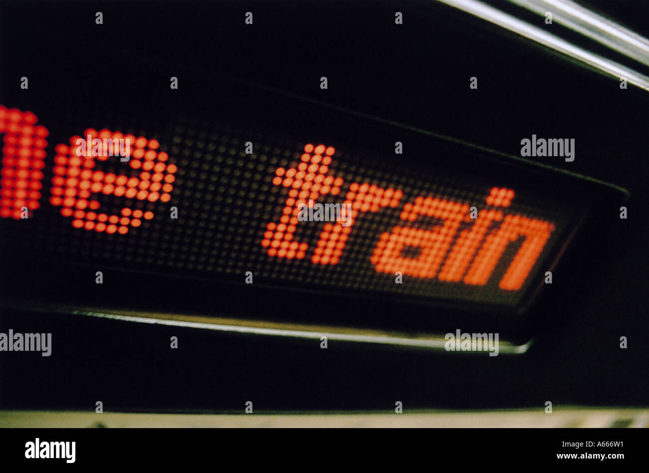 Train indicator board hi-res stock photography and images - Alamy