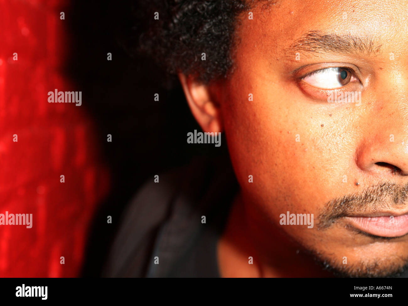 Derrick May portrait in Valencia Stock Photo - Alamy
