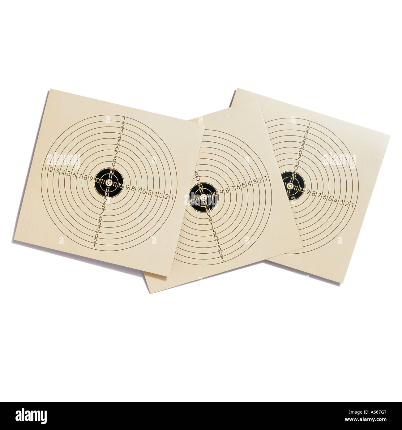 Three target boards Stock Photo - Alamy