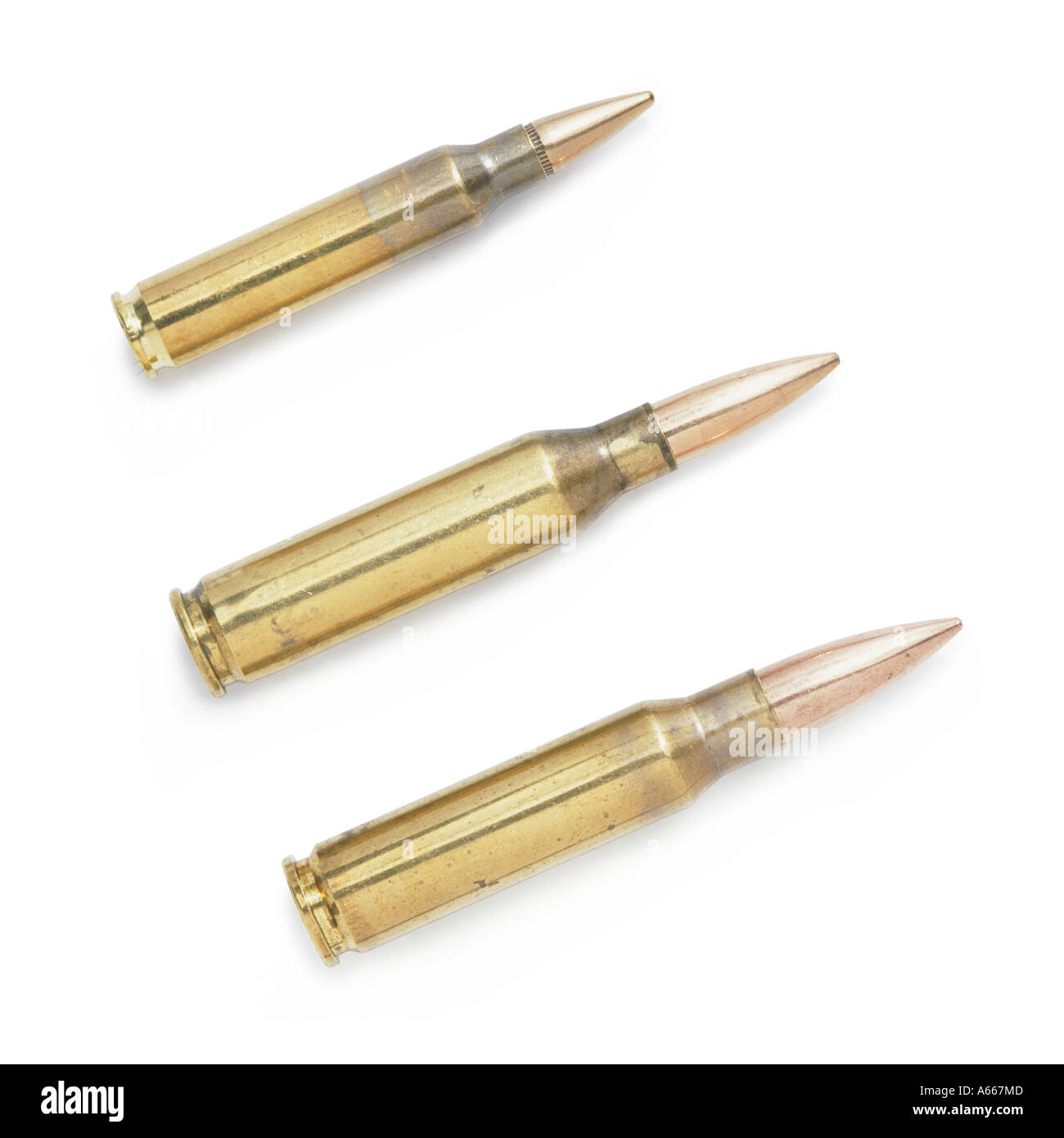 Gun three bullets hi-res stock photography and images - Alamy