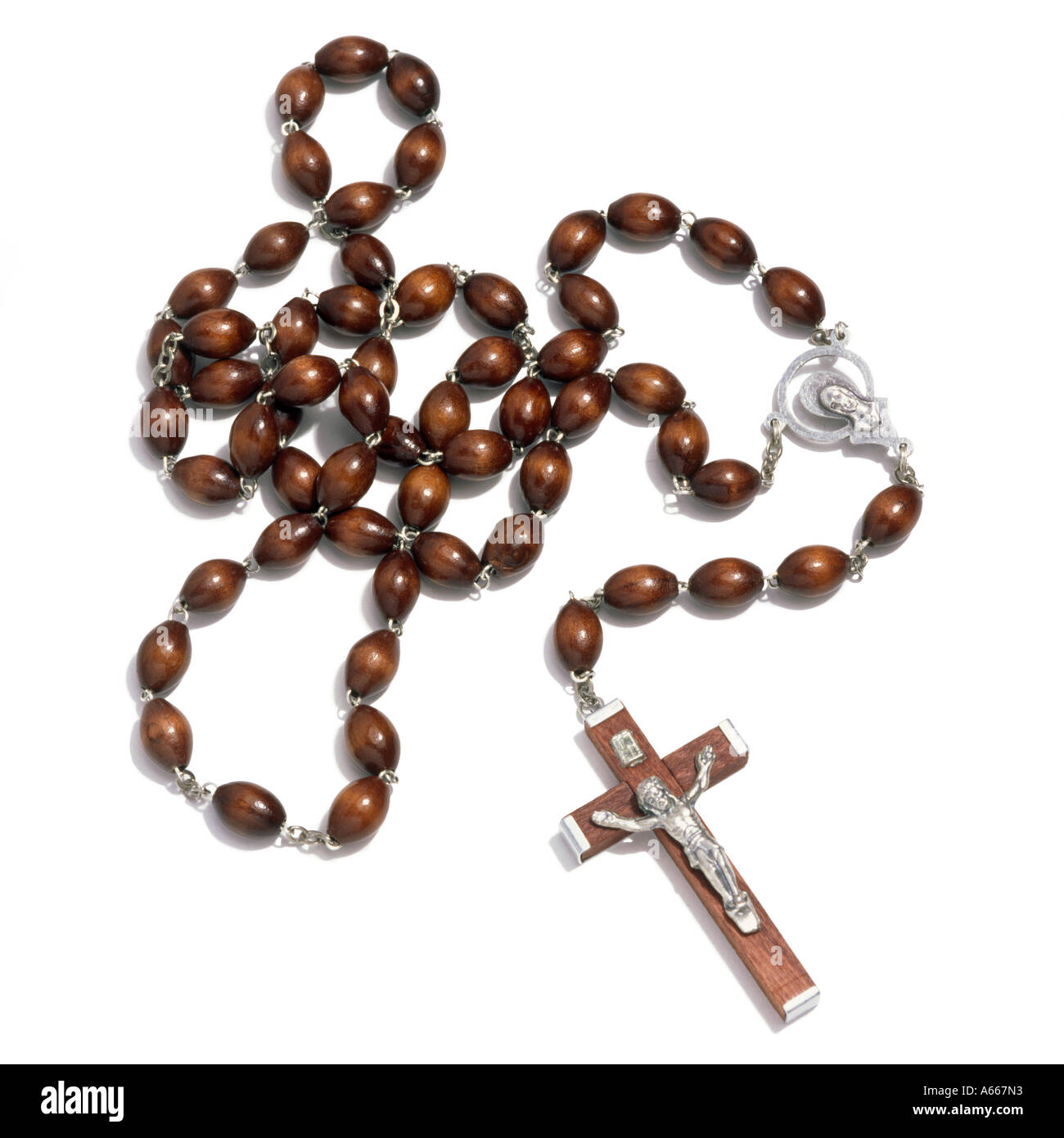 Praying rosary Cut Out Stock Images & Pictures - Alamy
