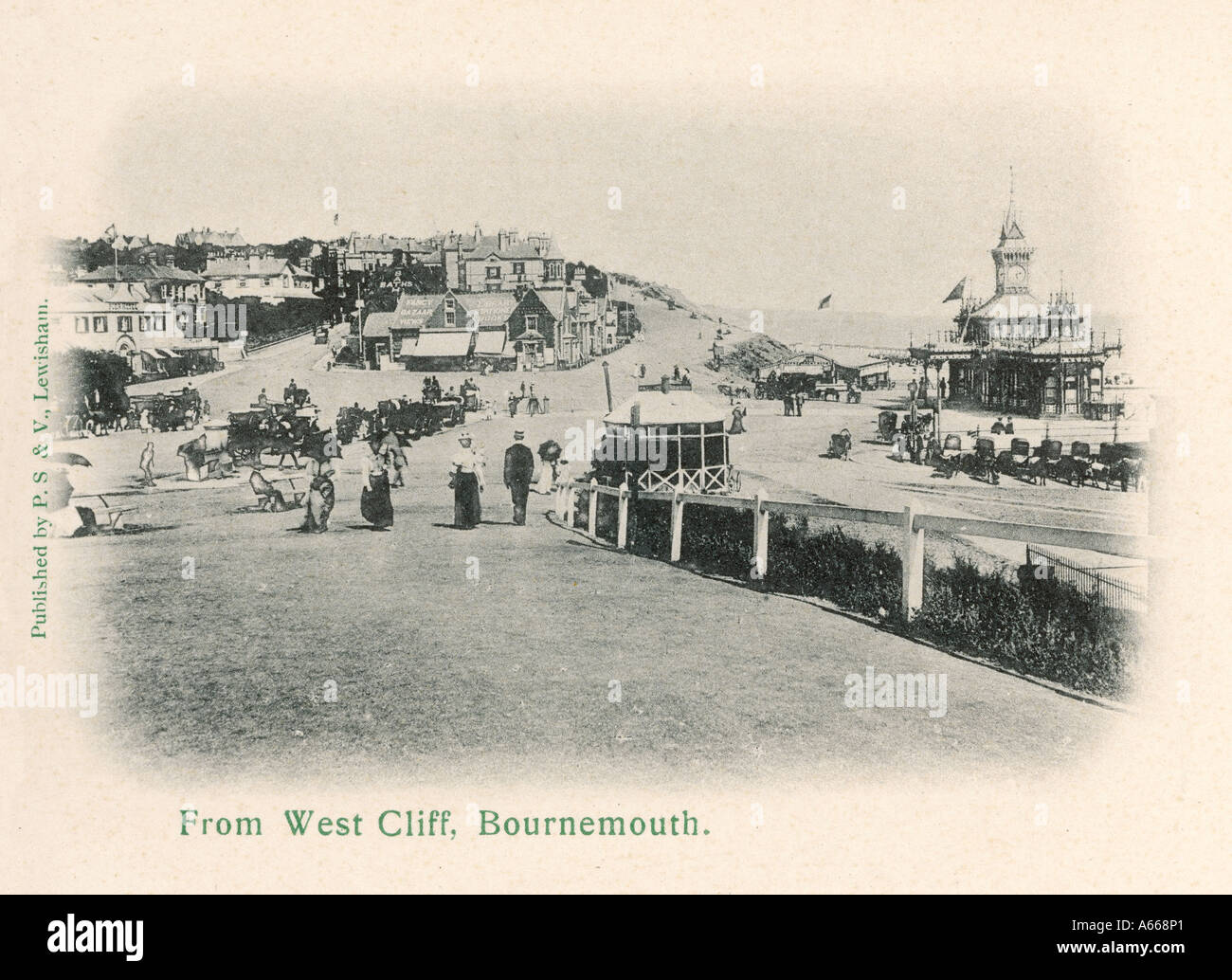 Bournemouth West Cliff Stock Photo - Alamy