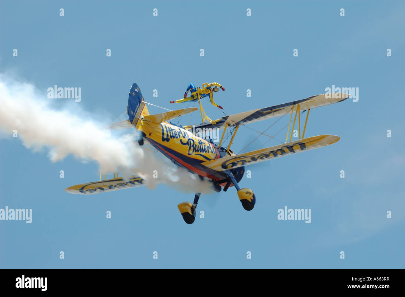 Utterly Butterly wing walkers Stock Photo - Alamy