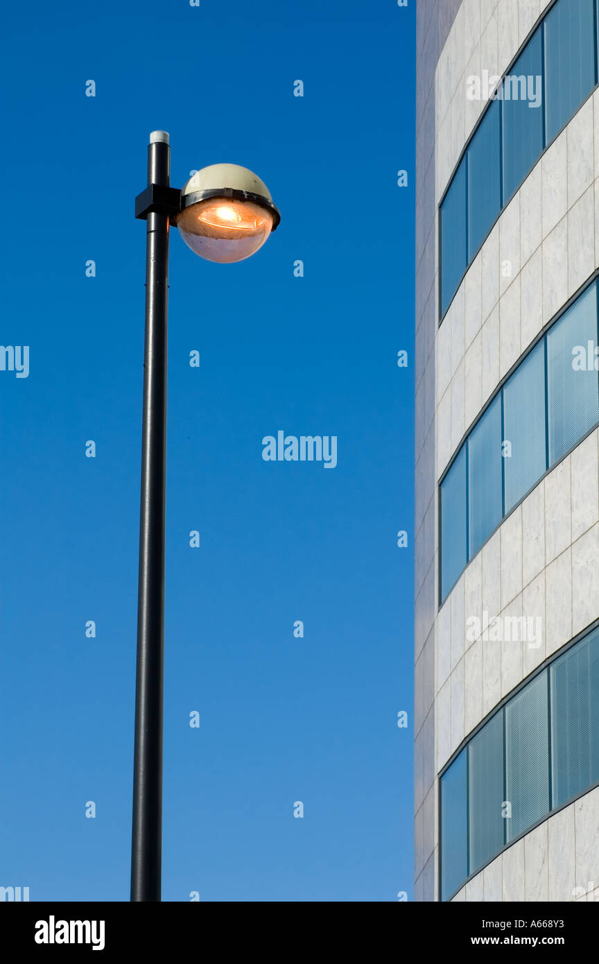 Office building with street lamp hi-res stock photography and images ...