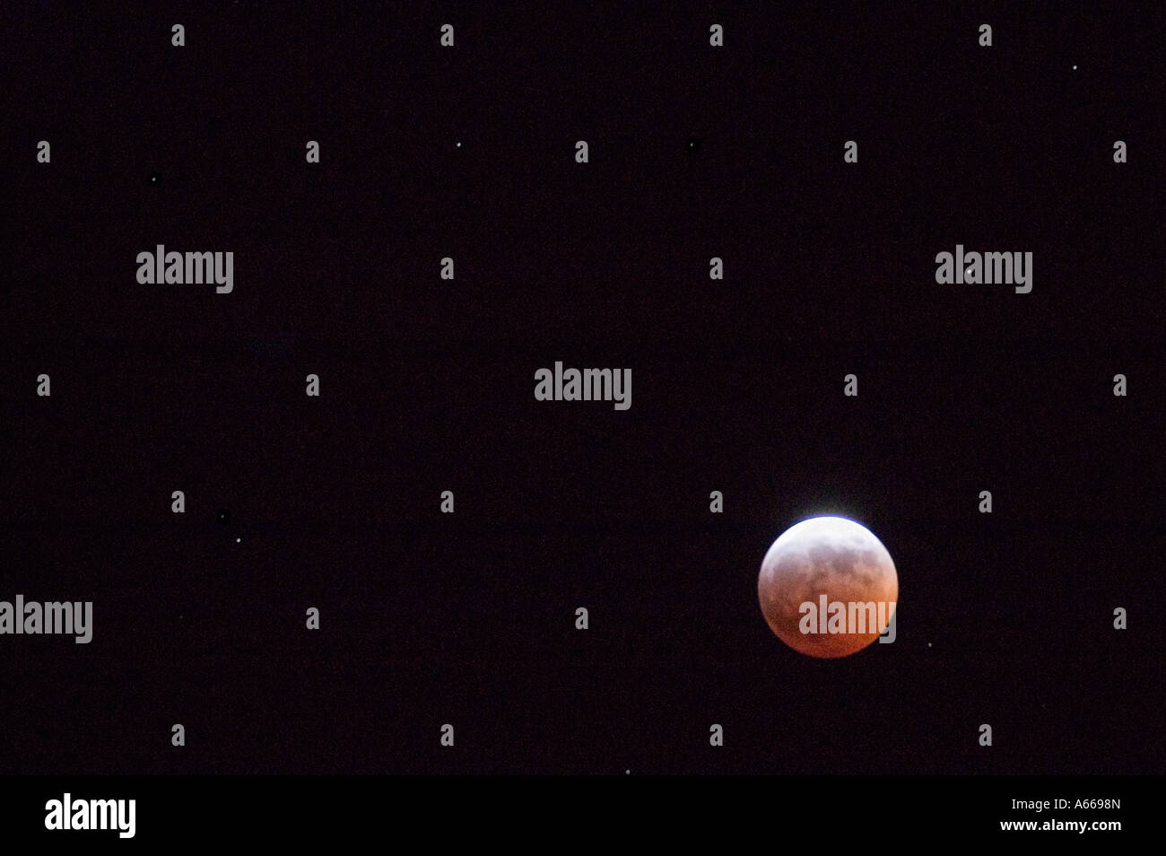 Eclipse of the Moon Mar 2007 Stock Photo - Alamy
