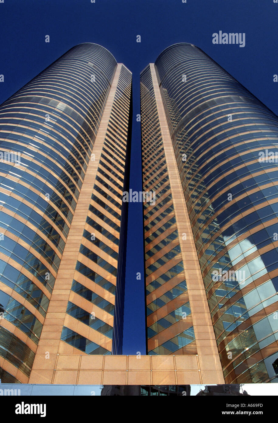 Exchange Square towers I and II in Hong Kong Stock Photo - Alamy