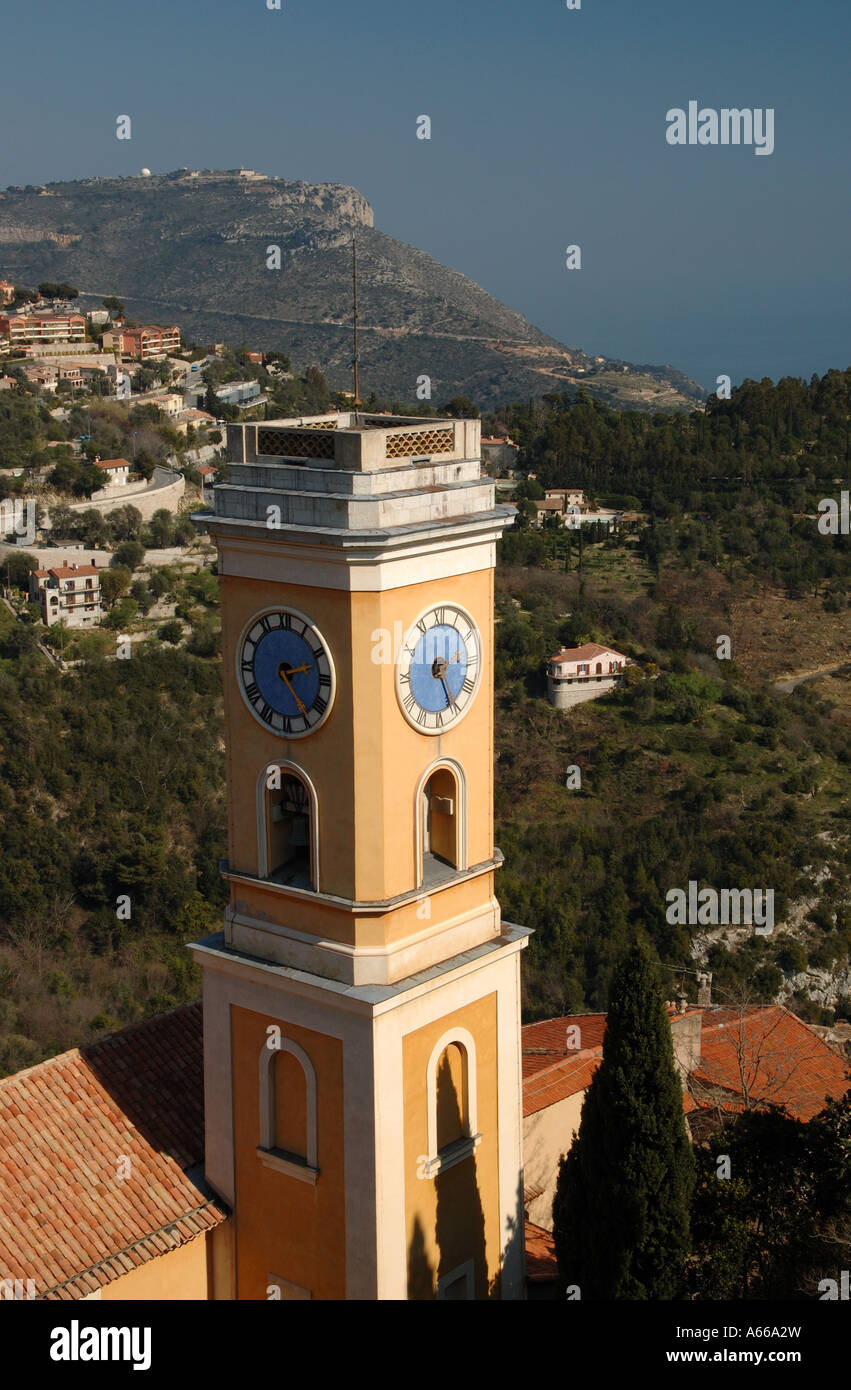 Church of Eze, Provence, France Stock Photo - Alamy