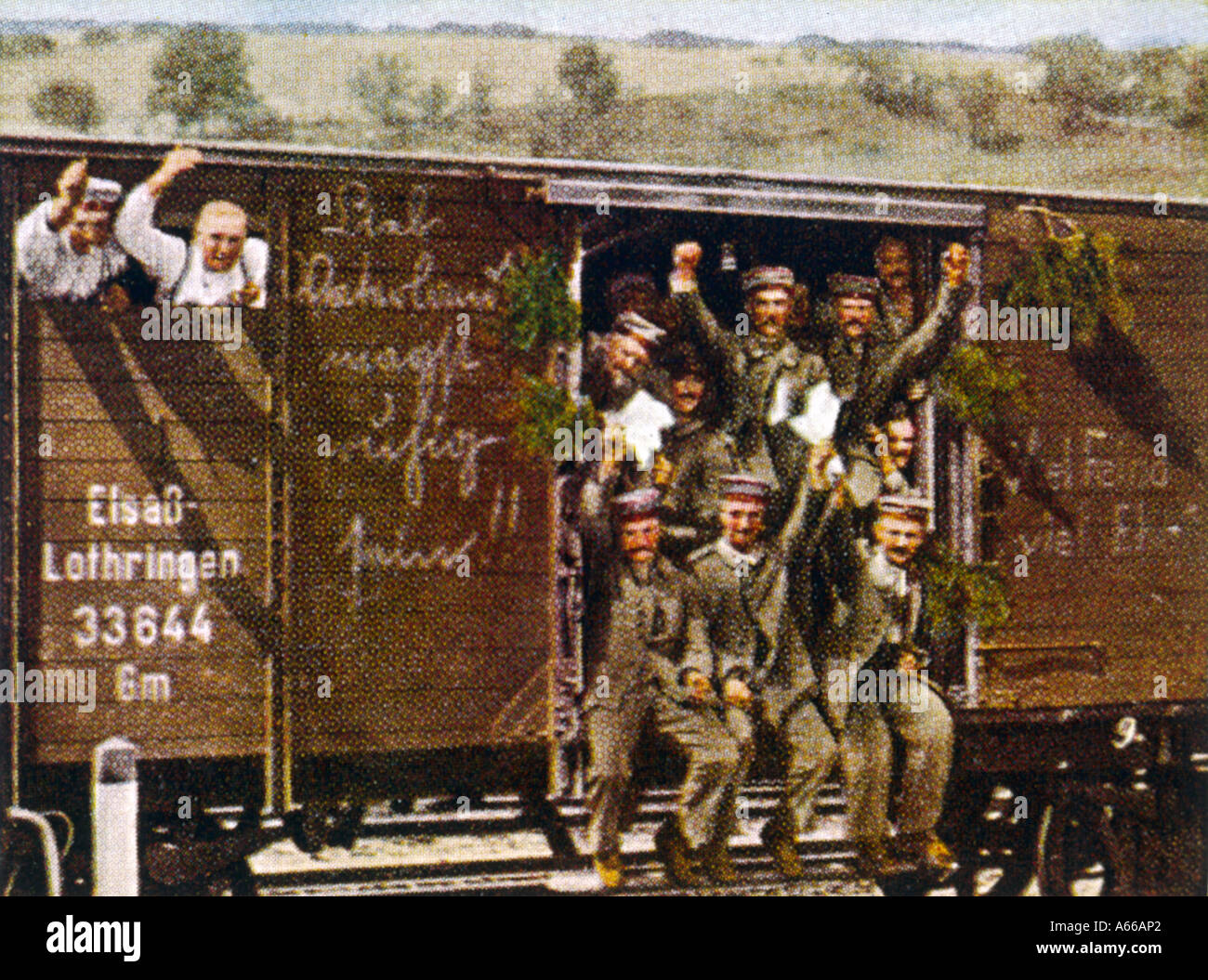 Wwi train hi-res stock photography and images - Alamy