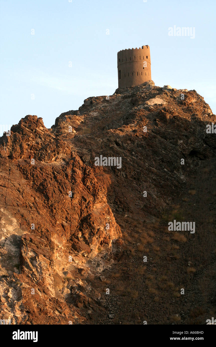 Watchtower fort muscat oman hi-res stock photography and images - Alamy