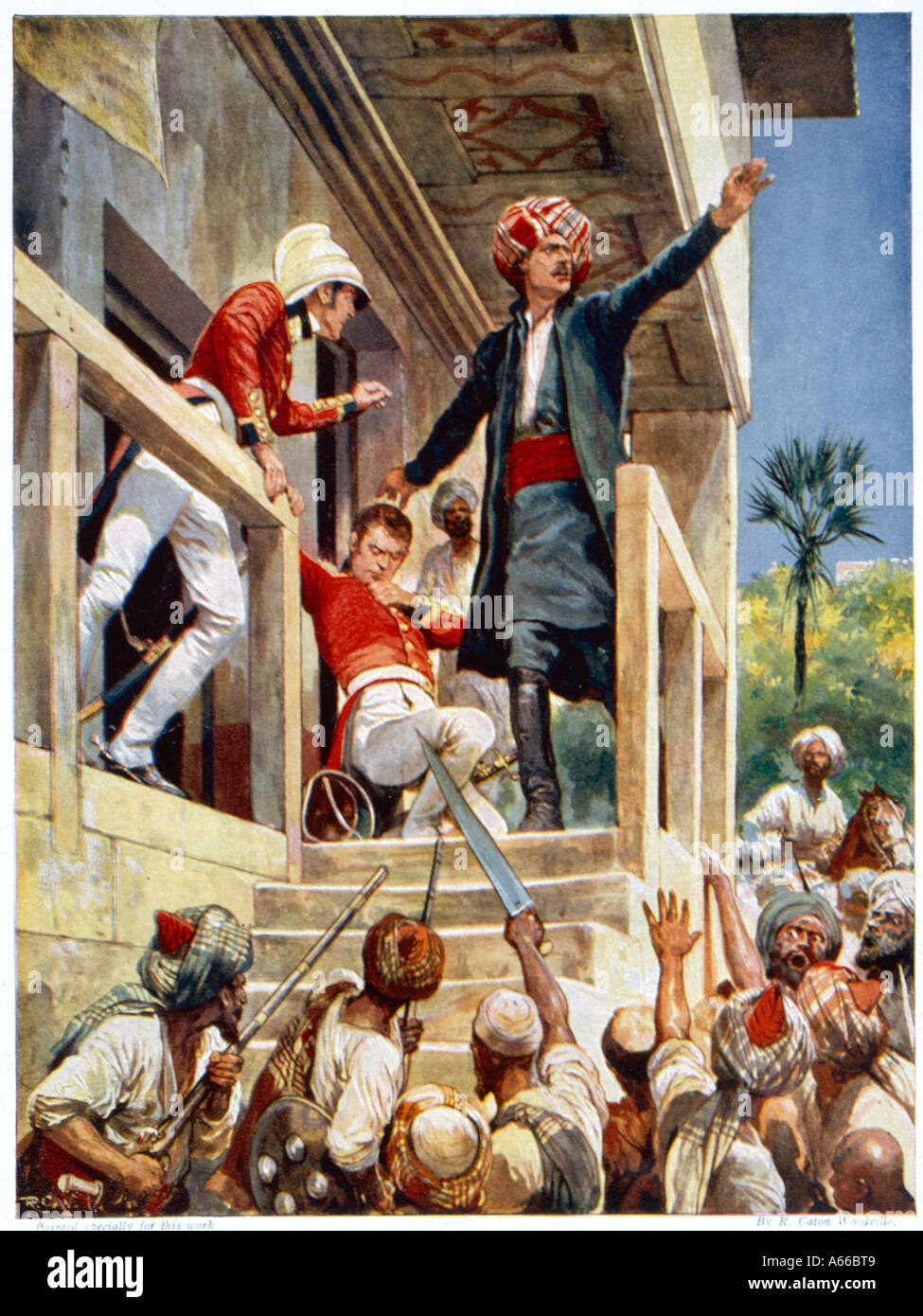 Attack On Alex. Burnes Stock Photo - Alamy