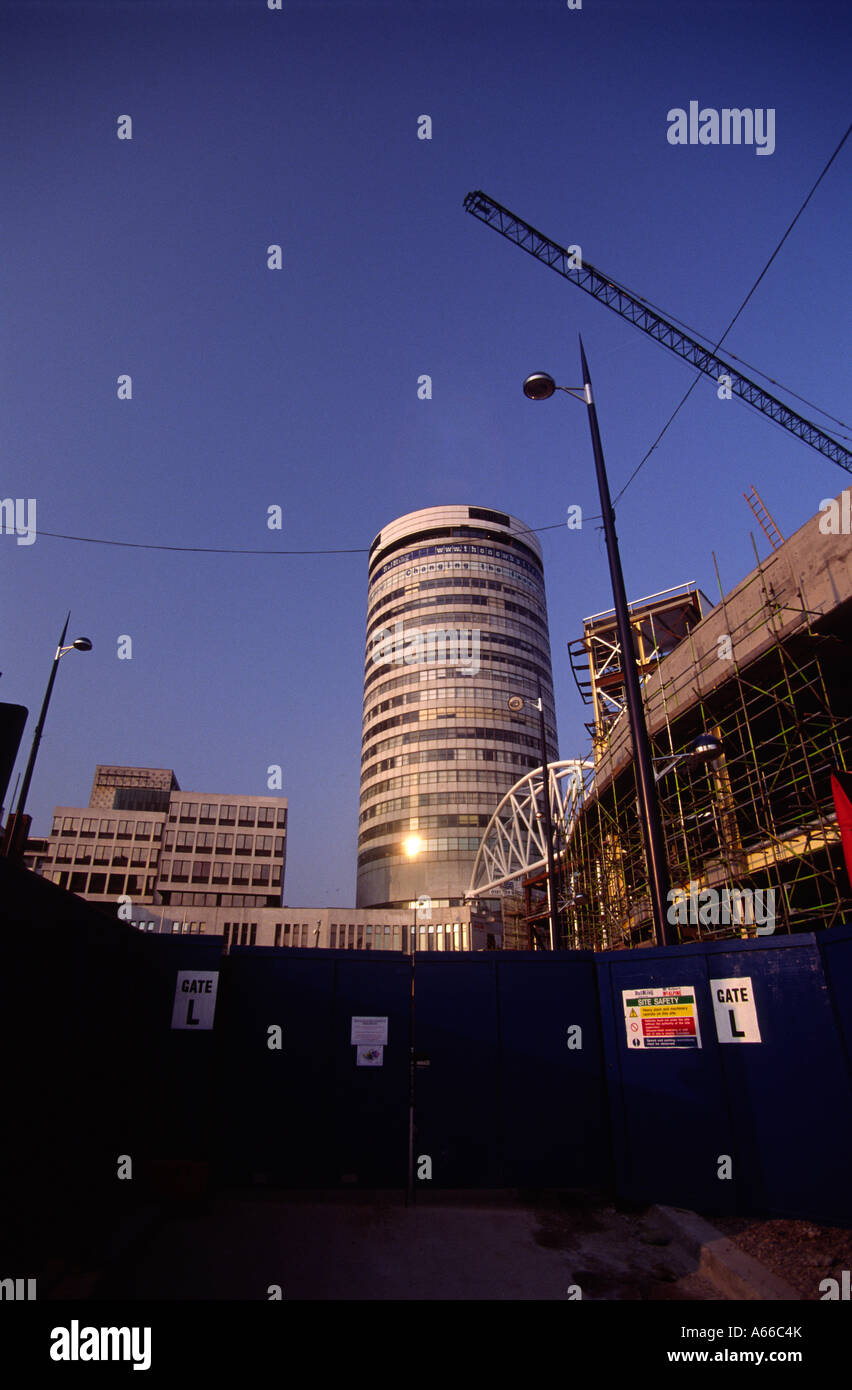 rotunda rhotunda in birmingham with the regeneration building below the ...