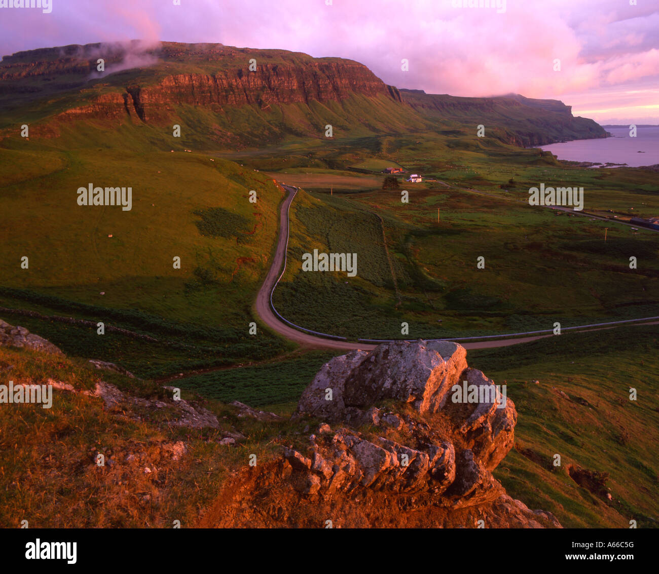 The wilderness cliffs, west coast of Mull from Gribun Stock Photo - Alamy