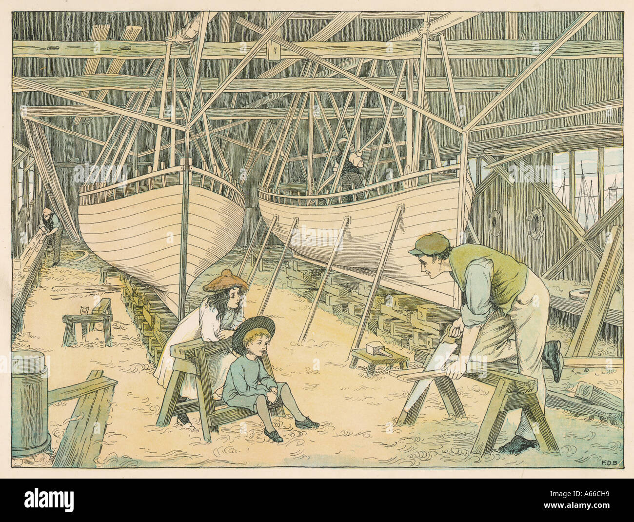 The boatbuilder in his yard hi-res stock photography and images - Alamy