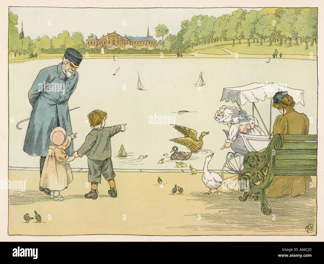 Park Keeper Bedford Stock Photo - Alamy