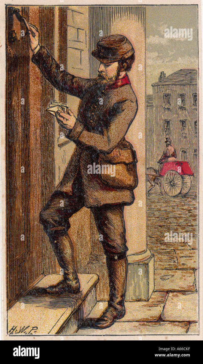 The postman brings letters hi-res stock photography and images - Alamy