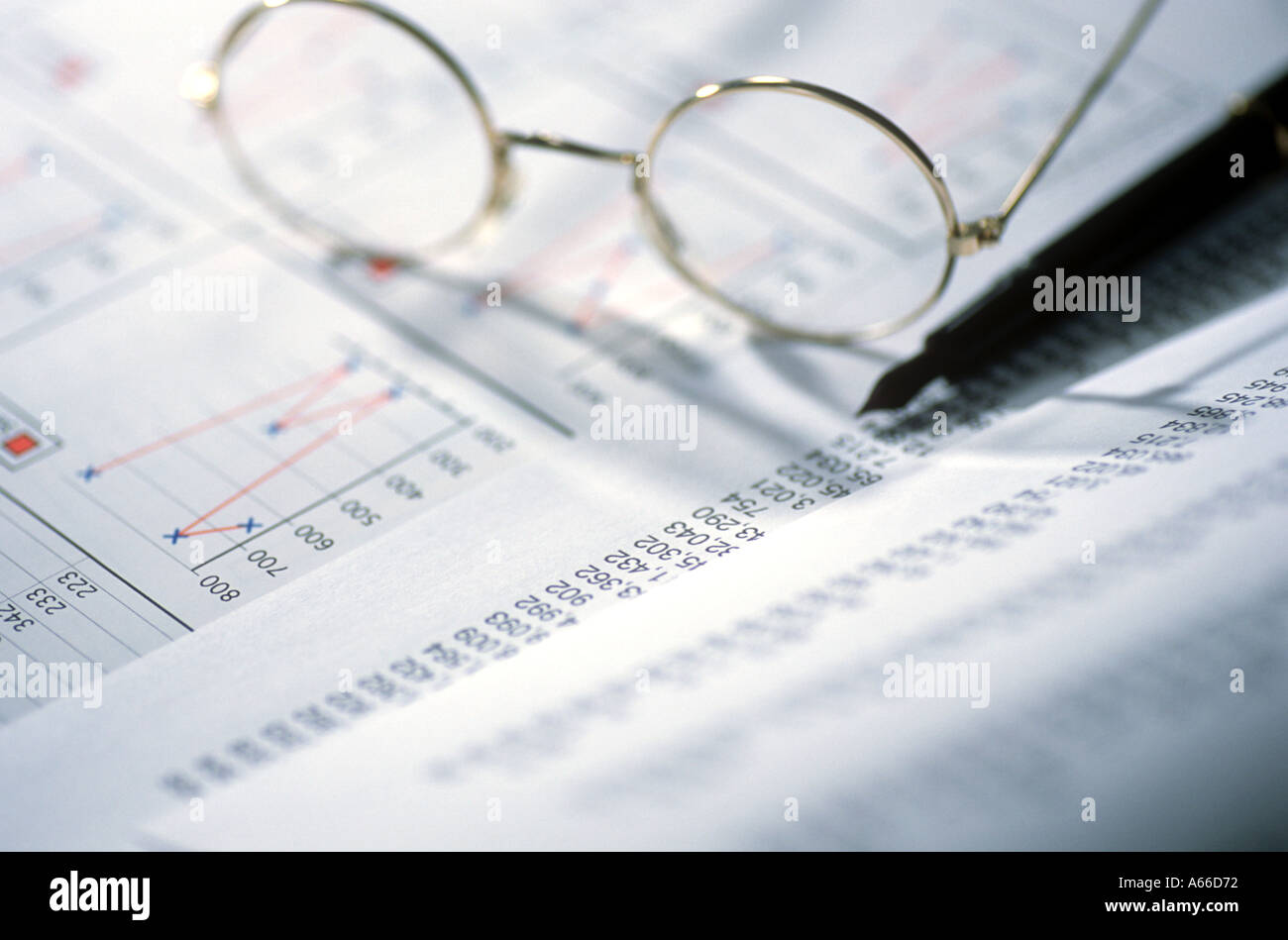 Numbers on a page Stock Photo - Alamy
