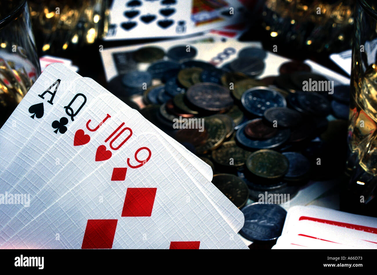 Gamblers playing hi-res stock photography and images - Alamy