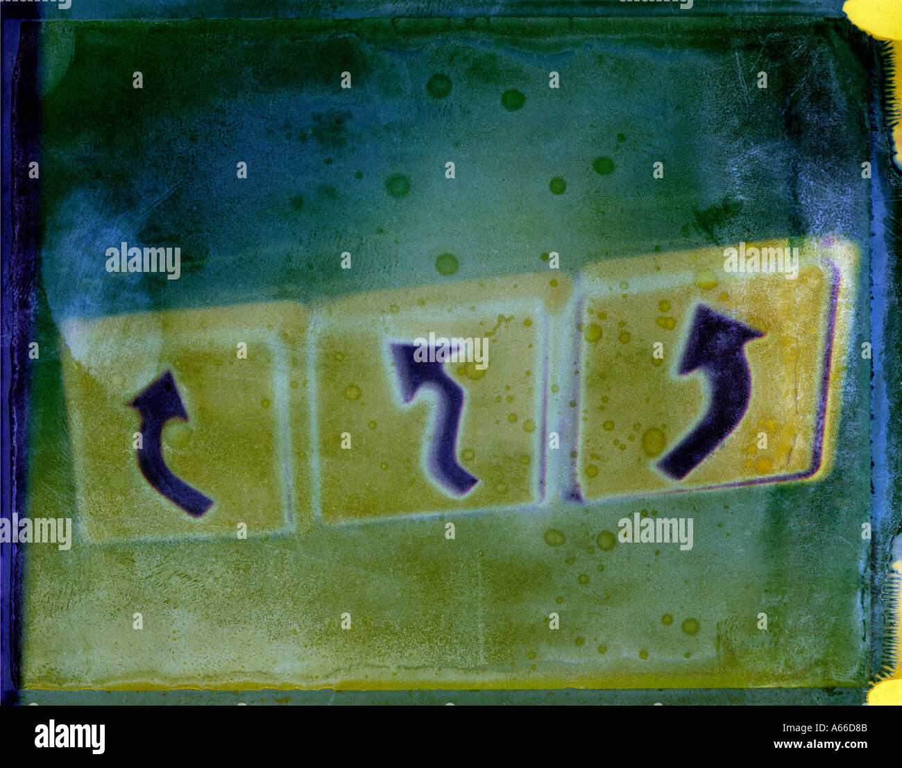 arrow road signs direction information which way choices decision ...