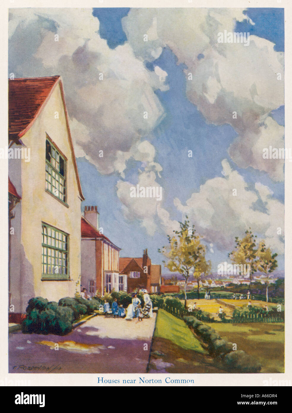 Letchworth garden city houses hi-res stock photography and images - Alamy