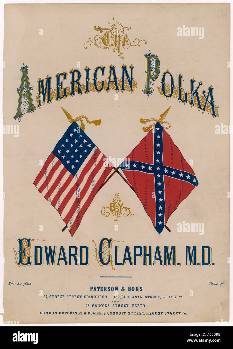 American civil war flags hi-res stock photography and images - Alamy