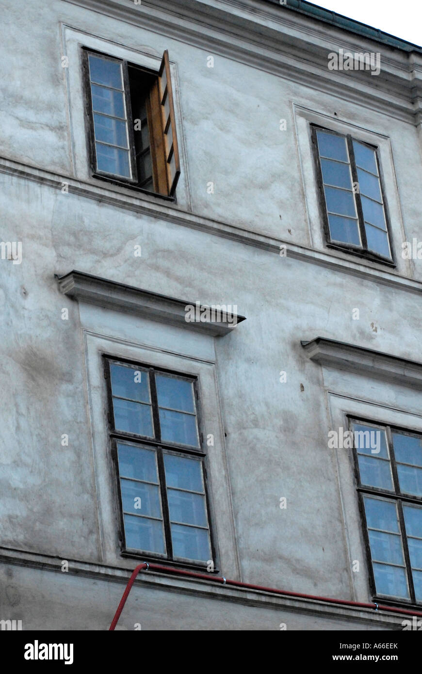 Old Building Windows Prague Czech Republic Stock Photo - Alamy