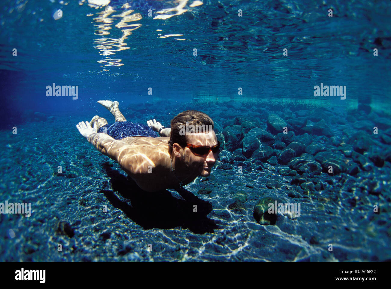 Underwater swimmer hi-res stock photography and images - Alamy