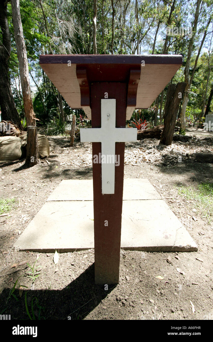 OUTDOOR PULPIT FOR WORSHIP VERTICAL BDB10361 Stock Photo - Alamy