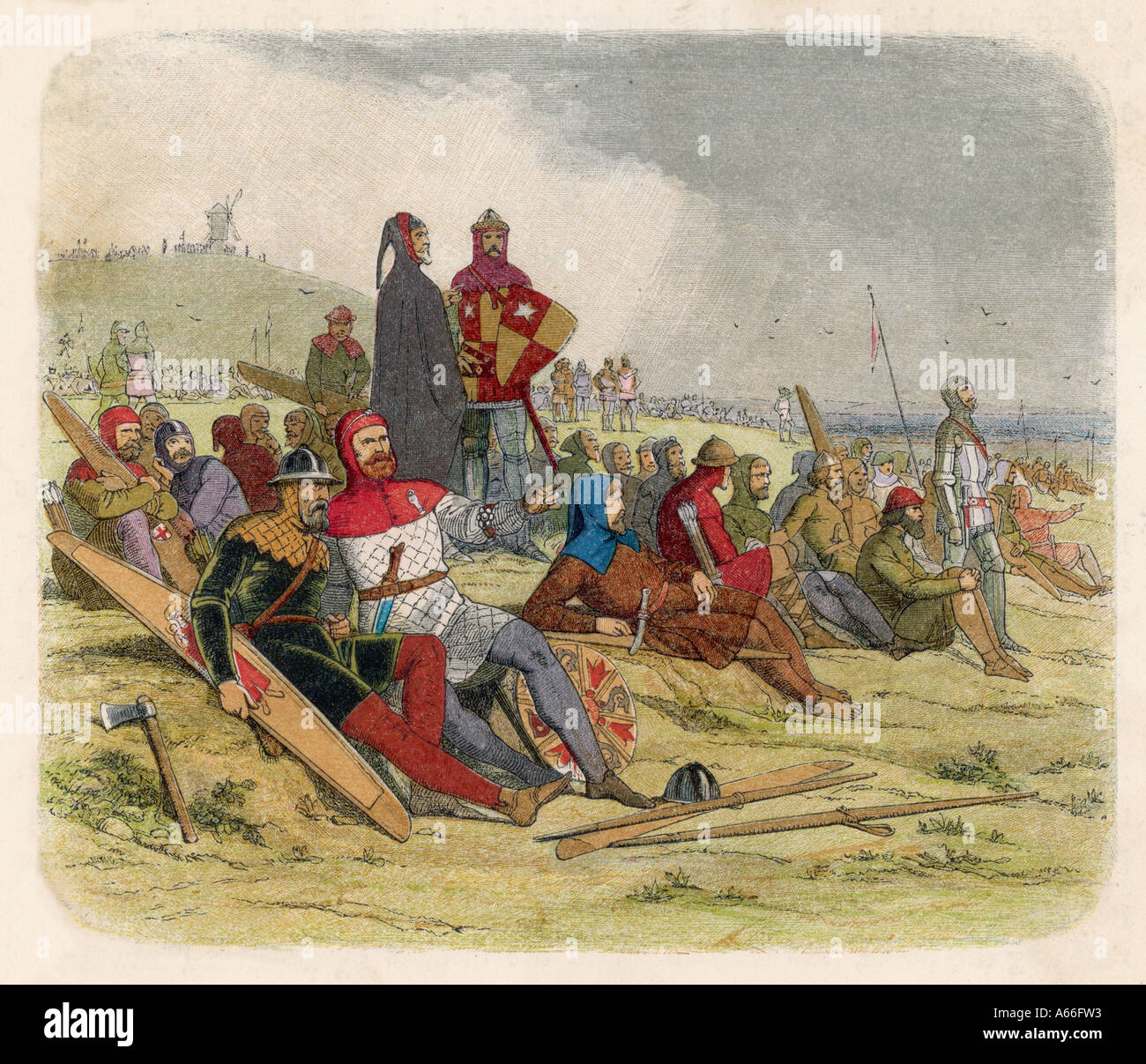 100 years war crecy hi-res stock photography and images - Alamy