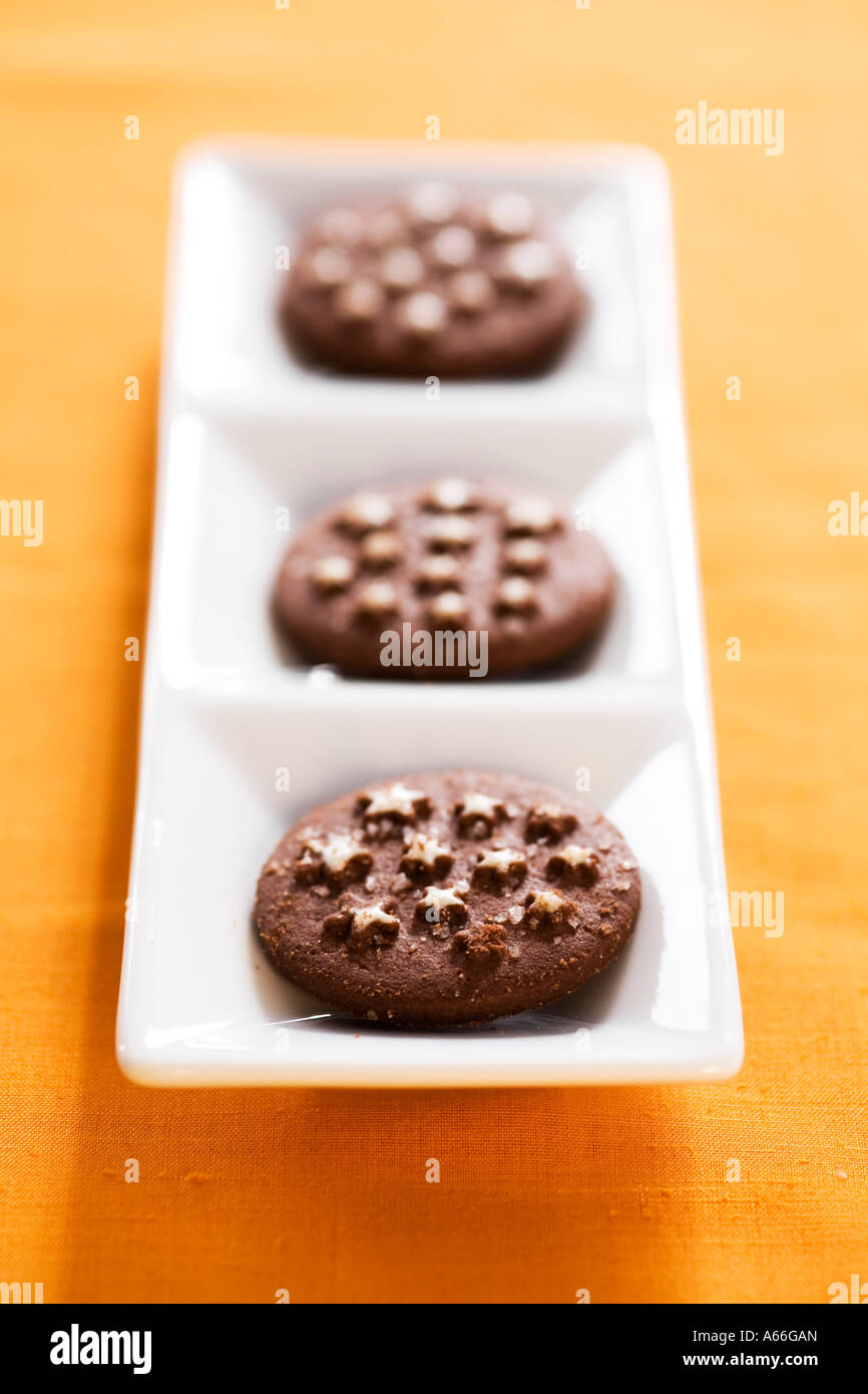 Biscuits decorated with stars Stock Photo - Alamy