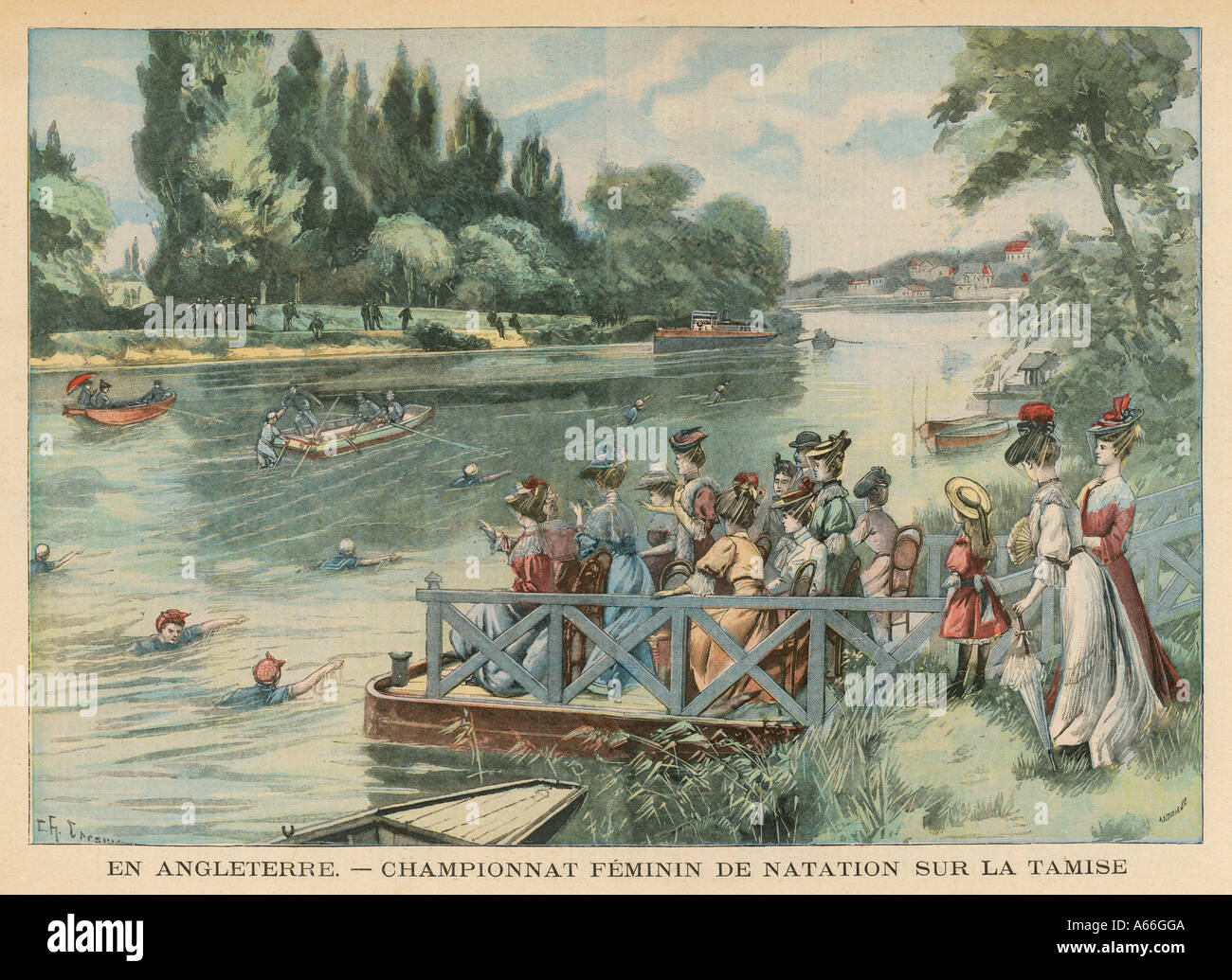 Thames swimming hi-res stock photography and images - Alamy