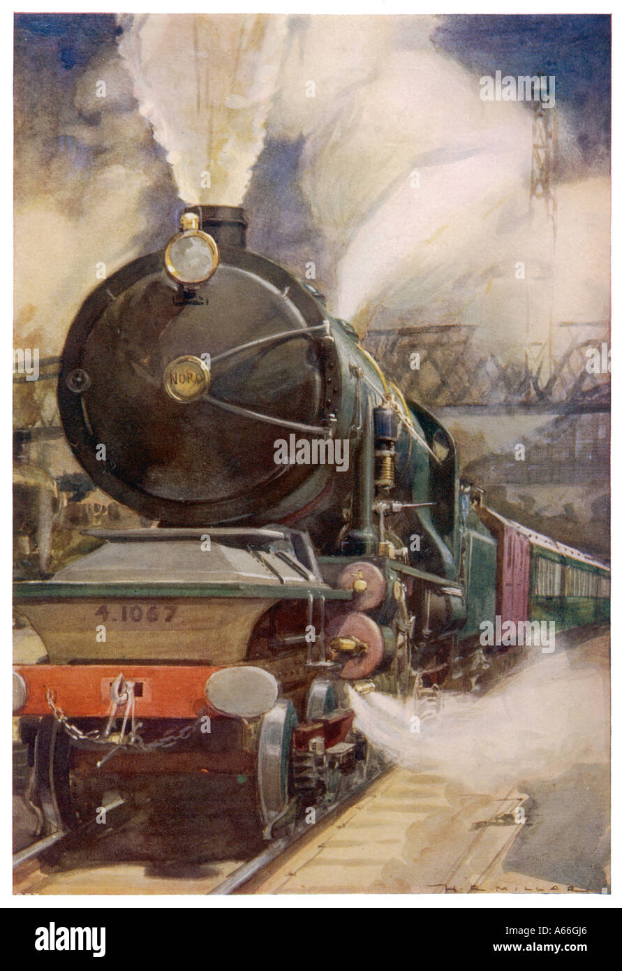 French Nord Express Stock Photo - Alamy