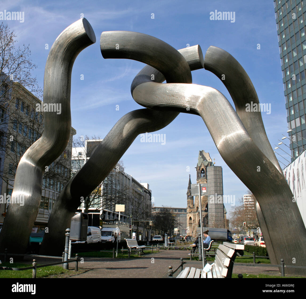 berlin sculpture berlin germany Stock Photo - Alamy