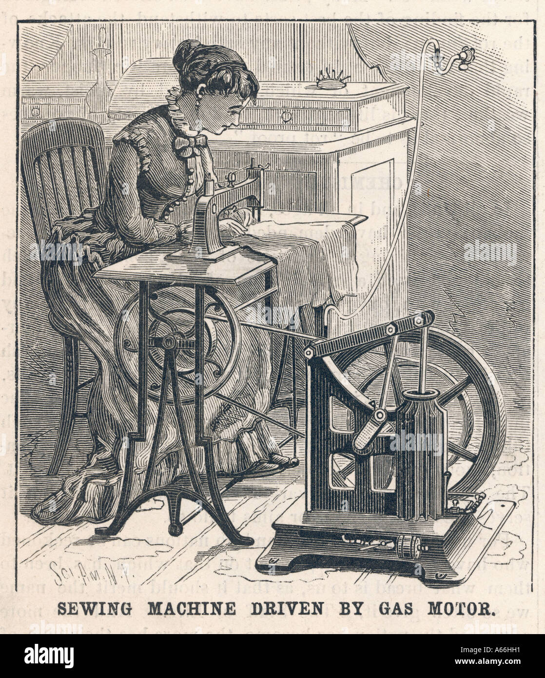 Sewing machine history hi-res stock photography and images - Alamy